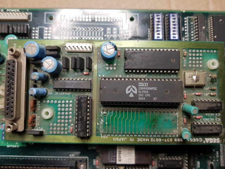 SEGA Mega-Tech repair log #2 – JAMMArcade.net